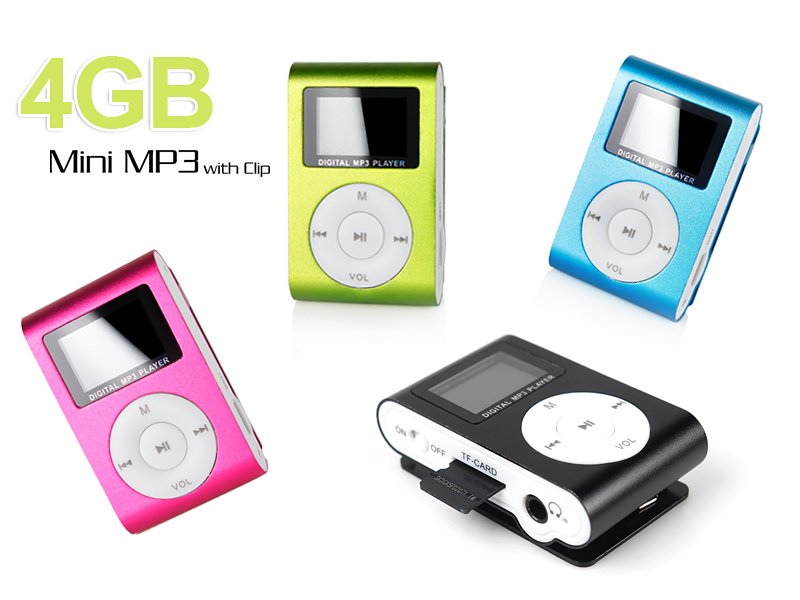 4GB Mini Clip-on MP3 Player with Screen @ Crazy Sales - We have the ...